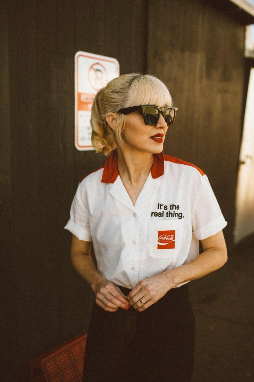 Coca-Cola Bunker Block Short Sleeve Woven in Coke Red – Brixton Canada