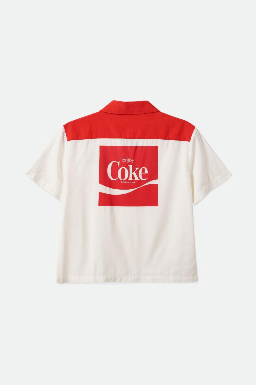 Coca-Cola Bunker Block Short Sleeve Woven in Coke Red – Brixton Canada